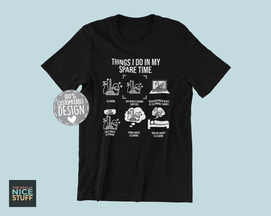 Funny Cleaner T-shirt: Janitor Apparel - Etsy