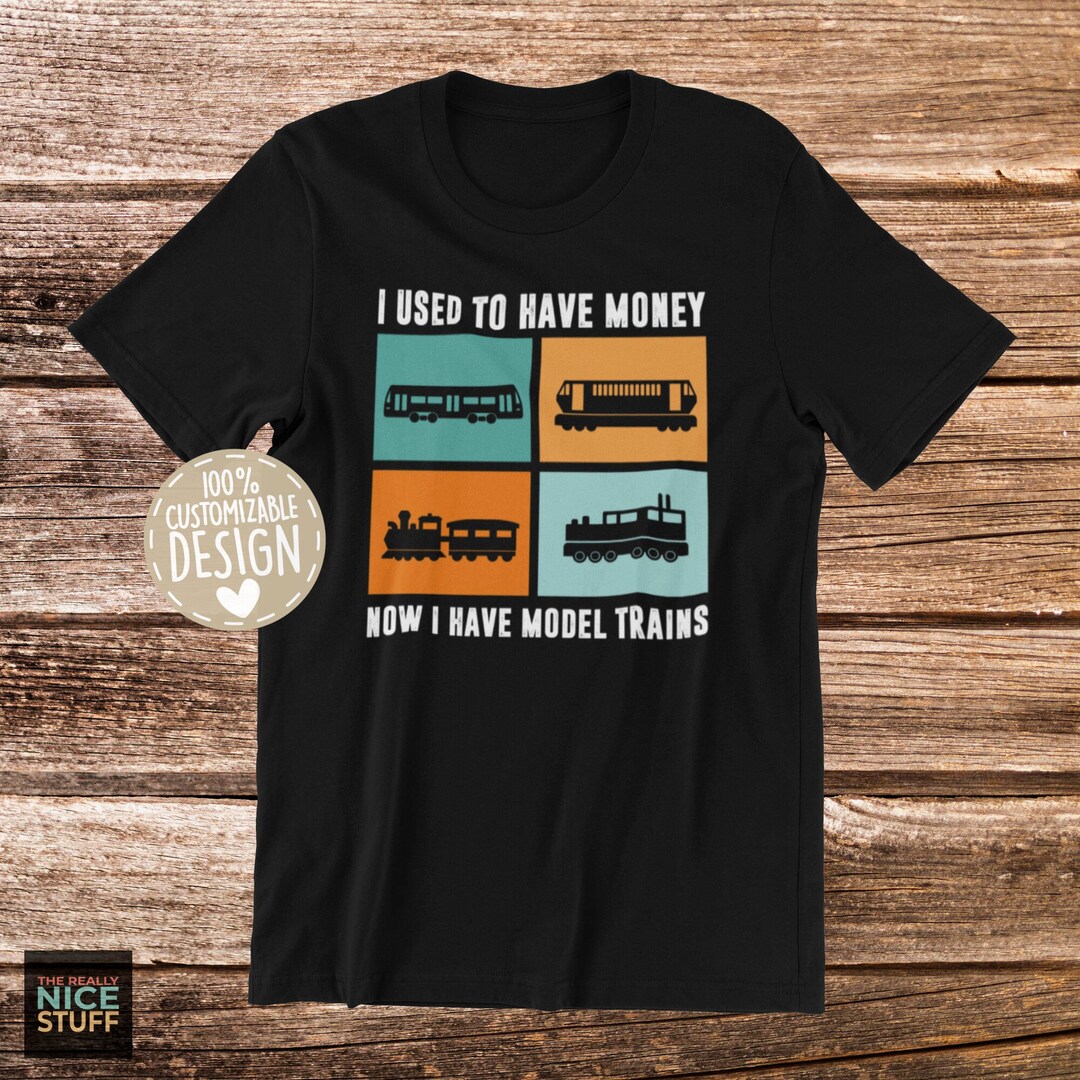 Model Train Collector T-shirt Lokomotive Shirt Train Lover - Etsy