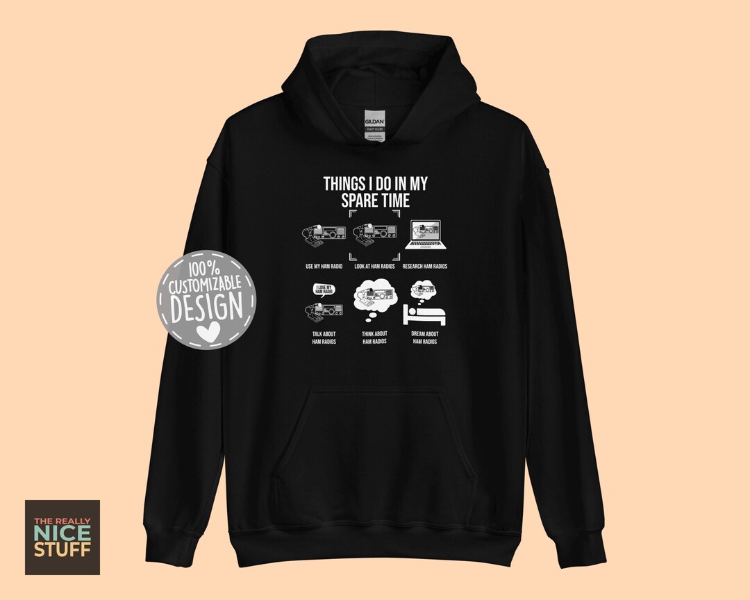 Amateur Radio Hoodie | Funny Ham Radio Sweater, Amateur Radio Gift ...