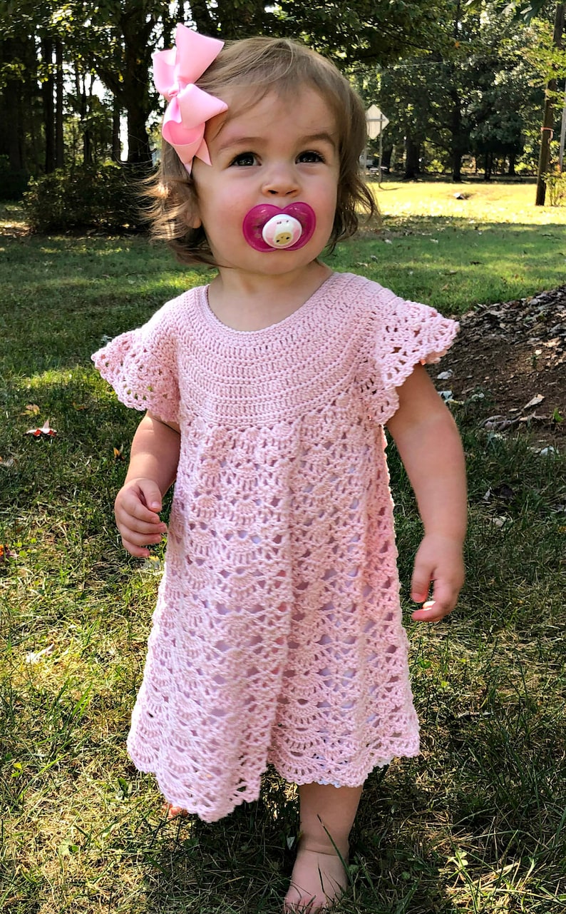 Toddler Girl Dress 2T-3T Crochet Pattern - Etsy