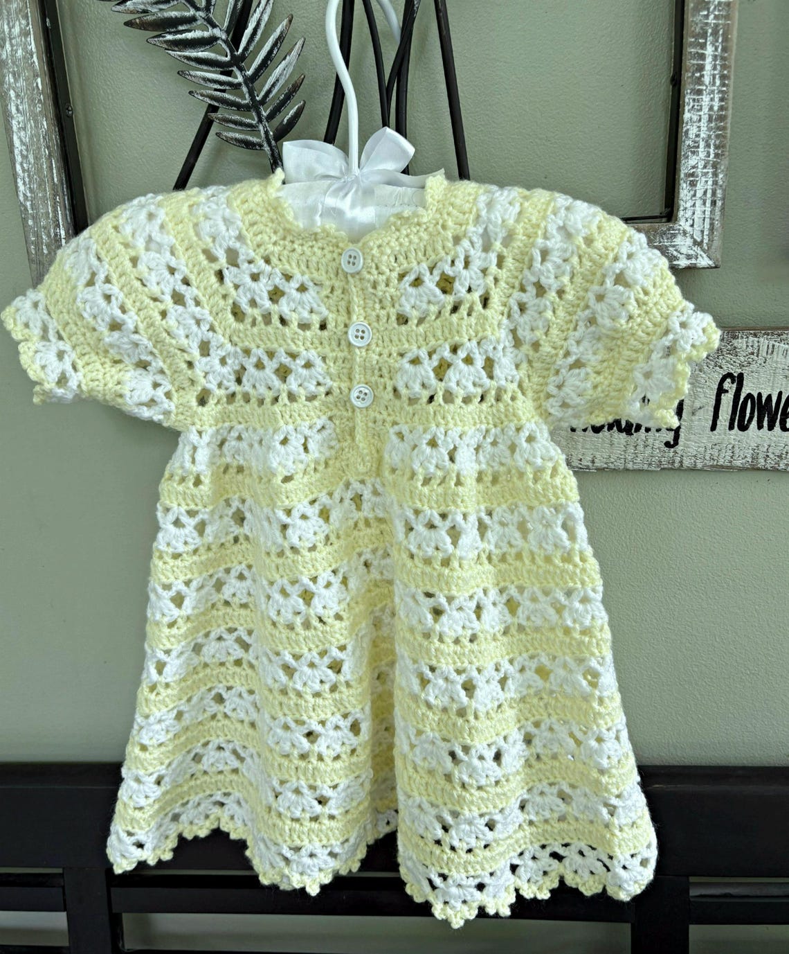 Baby Girl Yellow All-lace Dress Outfit With Bonnet, Shoes, and Slip 4-6 ...