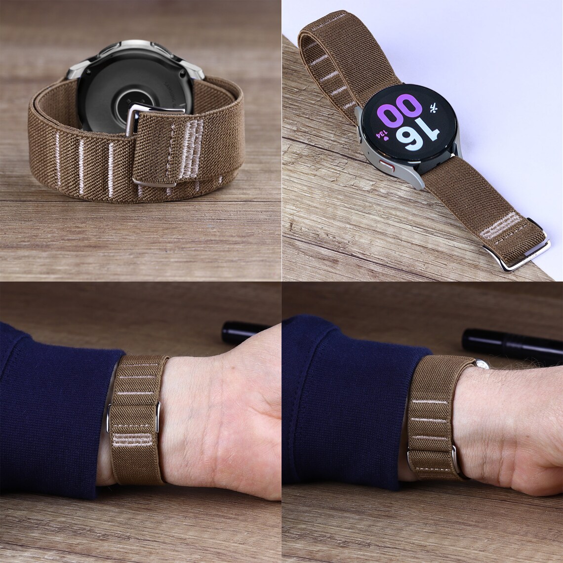 25mm WATCH BAND Replacement ELASTIC Watch Strap Watch Bands for Women ...