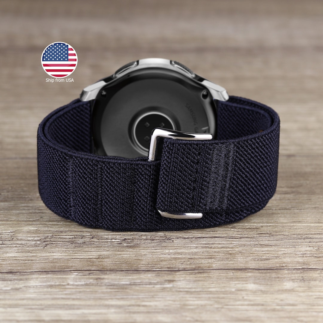ELASTIC WATCH BAND G Hook and Loop Military Replacement for Men Women ...