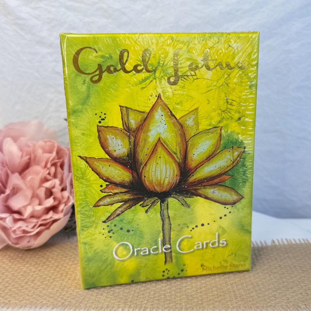 Gold Lotus Oracle Cards ~ Unfolding the Flower of Consciousness ...