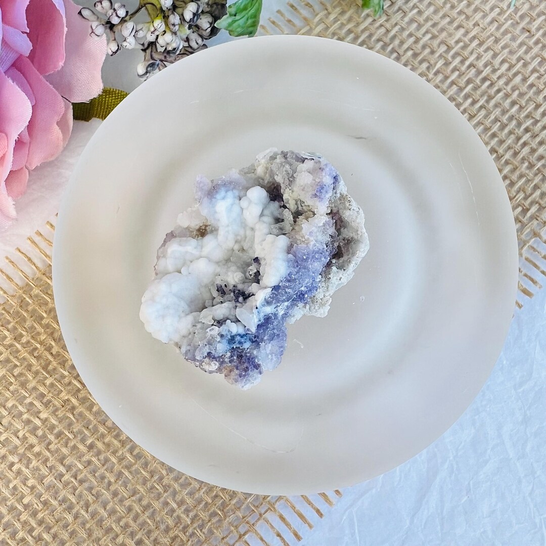 Rare Spirit Flower Geode Specimen 2 beautiful Blessing L4xw3.1cm 20g ...