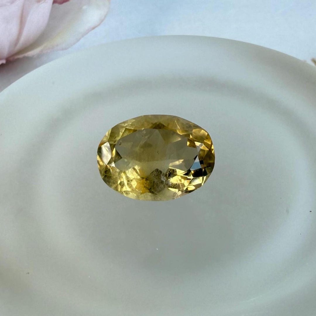 Shadow Kissed Sunshine - Smokey Citrine Jewellery Cut Gemstone 1: (l2 ...
