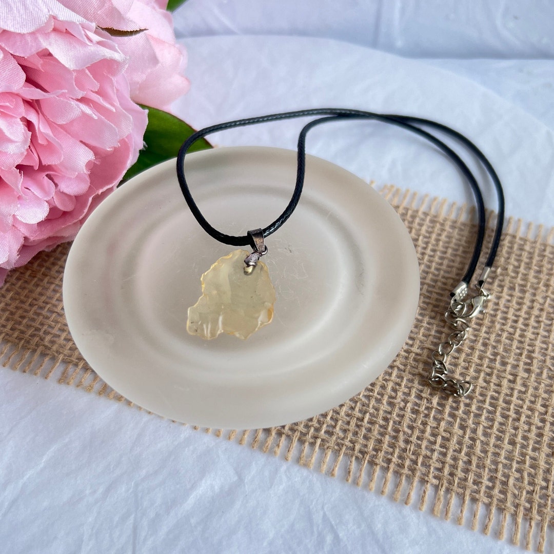 NEW STOCK Beautiful Libyan Desert or Golden Tektite Pendant on S925 ...