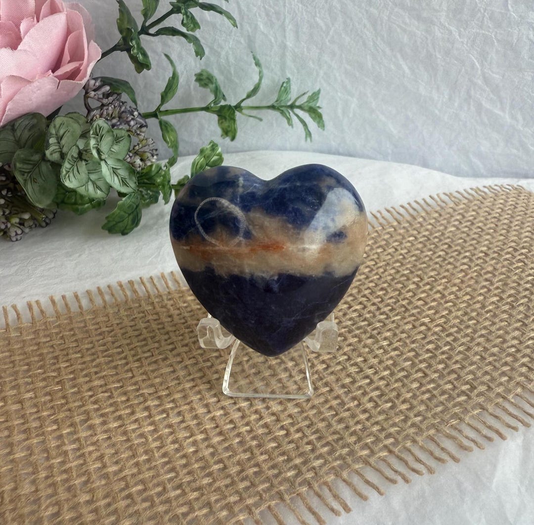 Initiates Your Spiritual Transformation Small Sodalite Heart A With ...