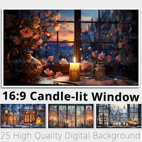 Desktop Wallpaper Window Scene - Etsy
