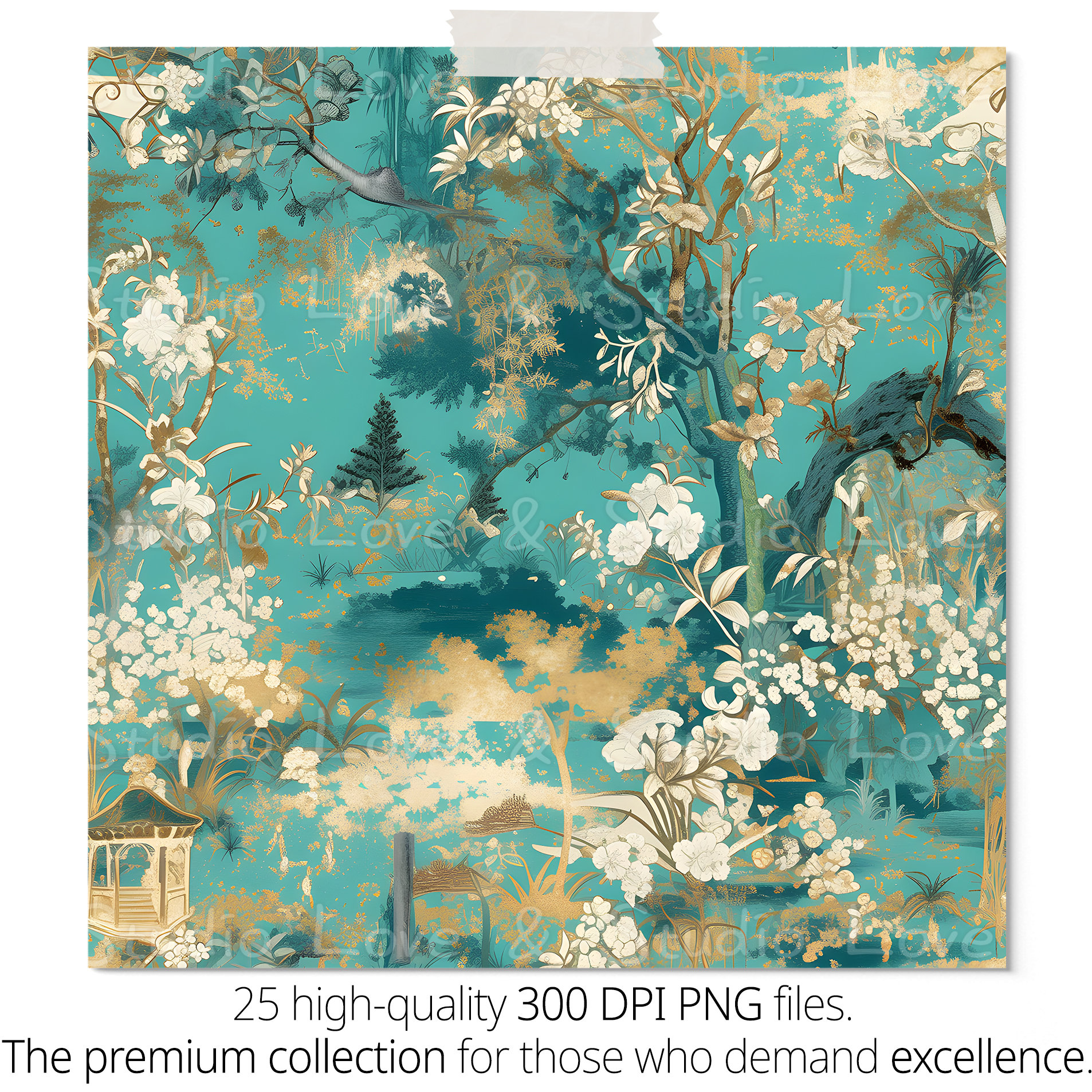 25 the Modern Chinoiserie Seamless Pattern, the Traditional Motifs ...