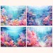 25 Enchanted Pastel Coral Reef Digital Paper, Soft Pastel Shade ...