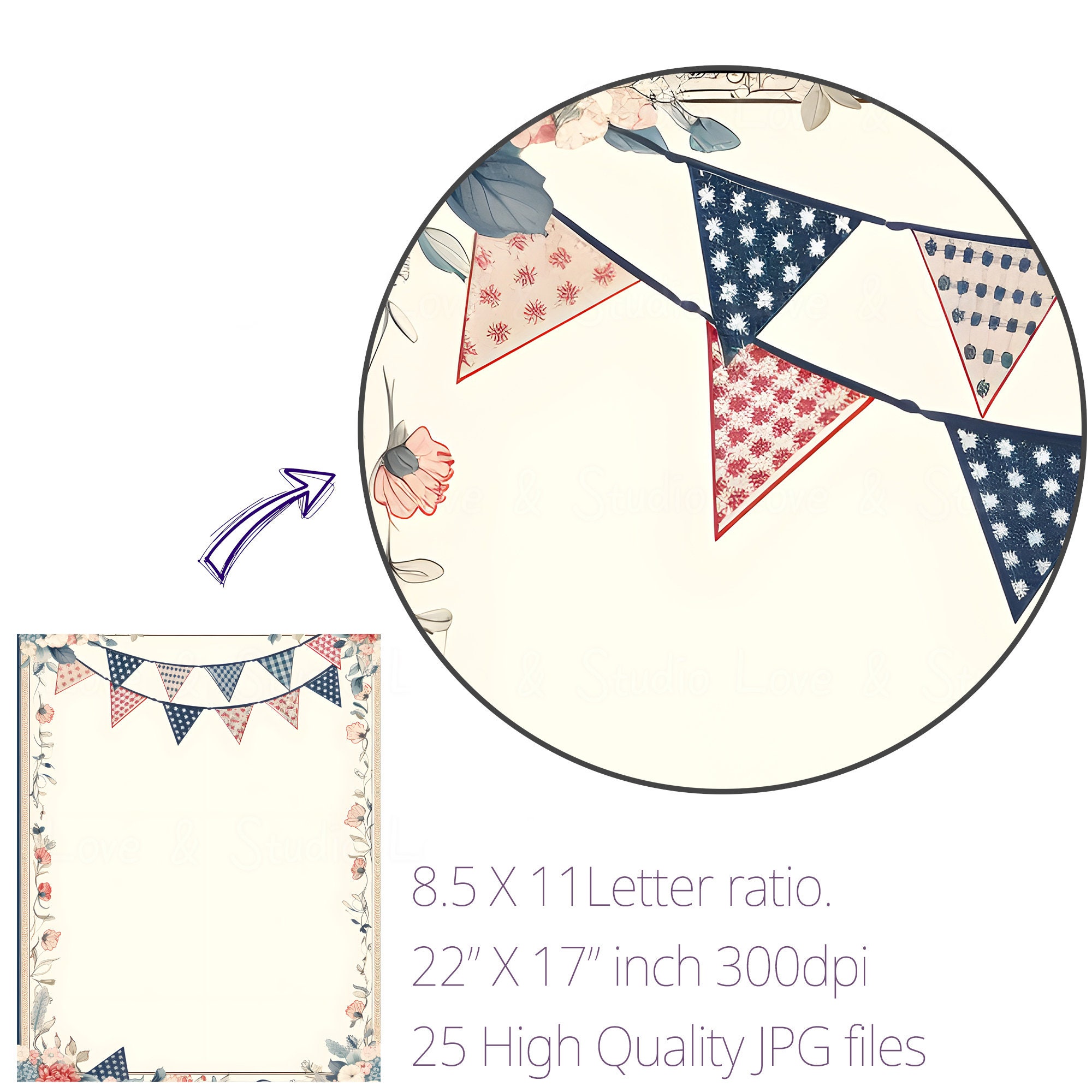 25 Various Flags Printable Letter Paper Watercolor Page - Etsy