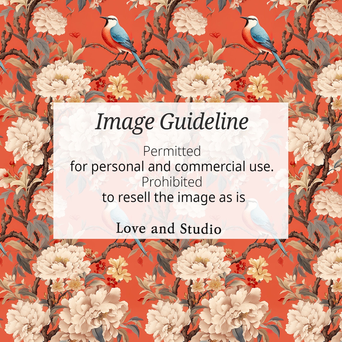 50 Chinoiserie Pattern Seamless Pattern, Vintage Oriental Birds and ...
