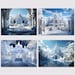 25 the Ice Gothic Palace Digital Paper, Amazing Fantasy Background ...