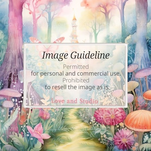 25 Pastel Enchanted Fairy Forest Digital Paper, Soft Pastel Shade ...