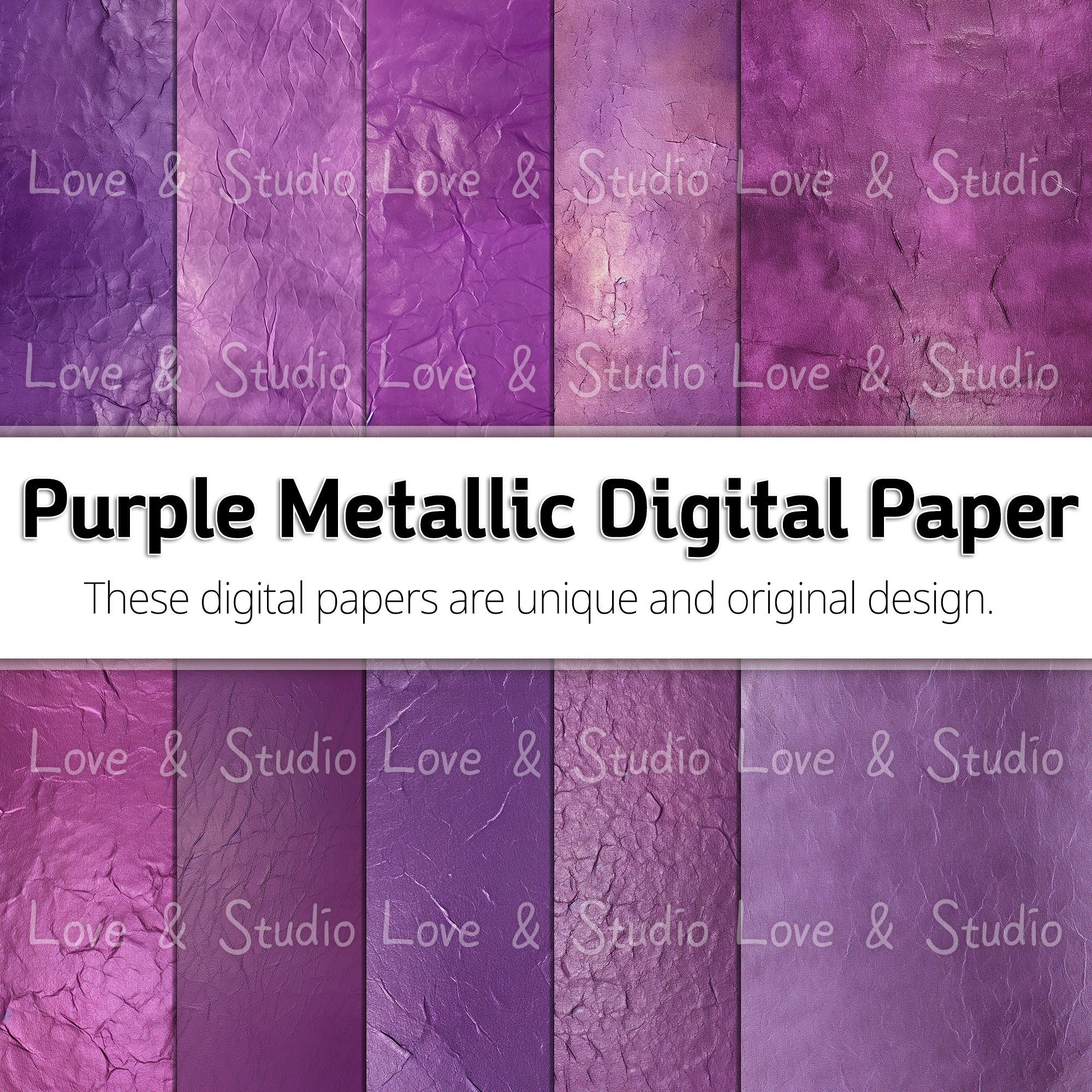 50 Natural Metallic Digital Paper Gold Foil Seamless Textured - Etsy