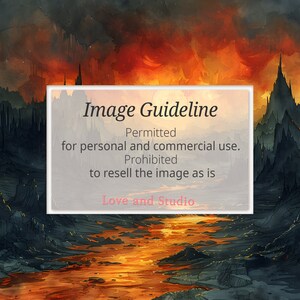 25 the Infernal Wastelands Digital Paper, Printable Dark Fantasy ...