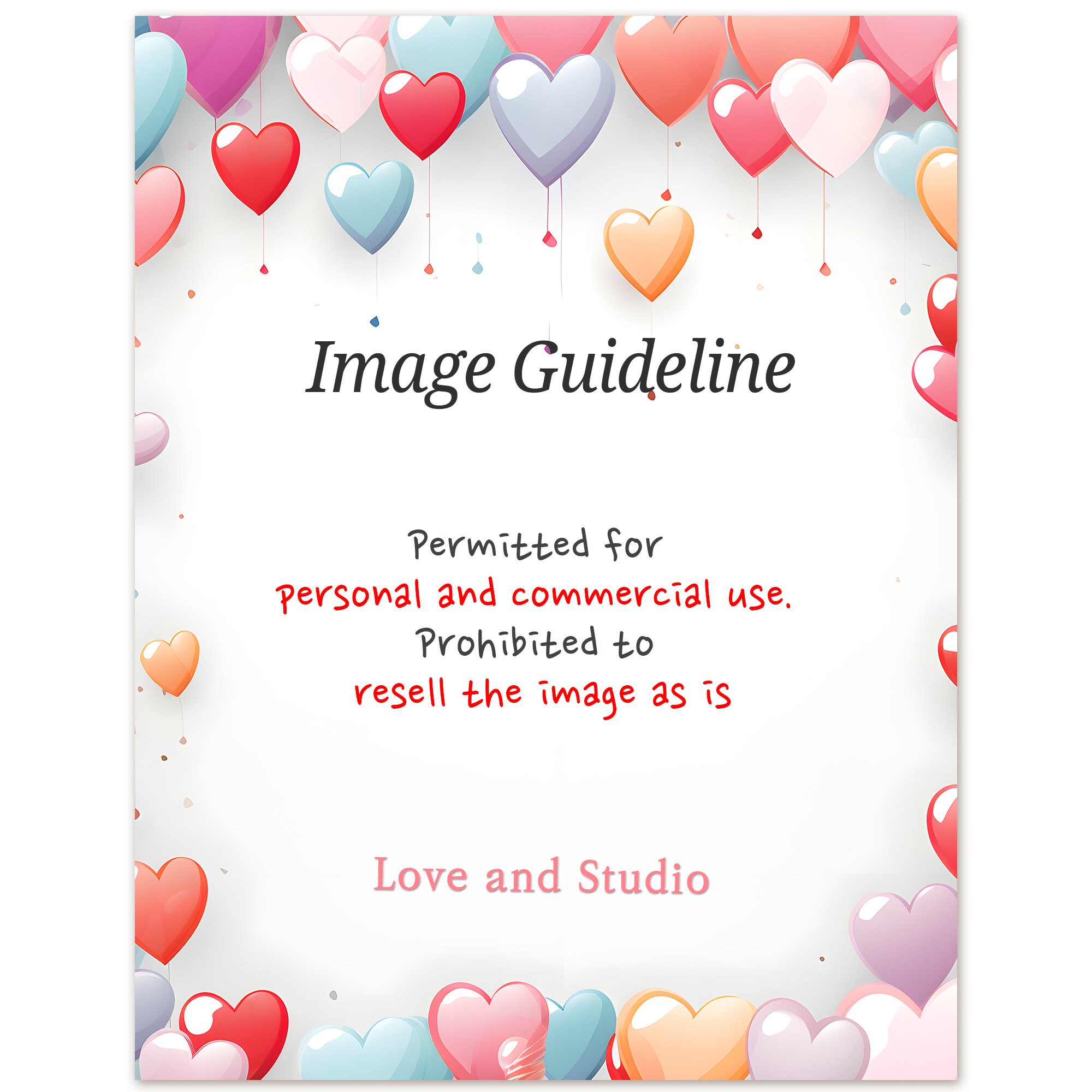 25 Heart Balloon Printable Love Letter Paper Valentine's - Etsy