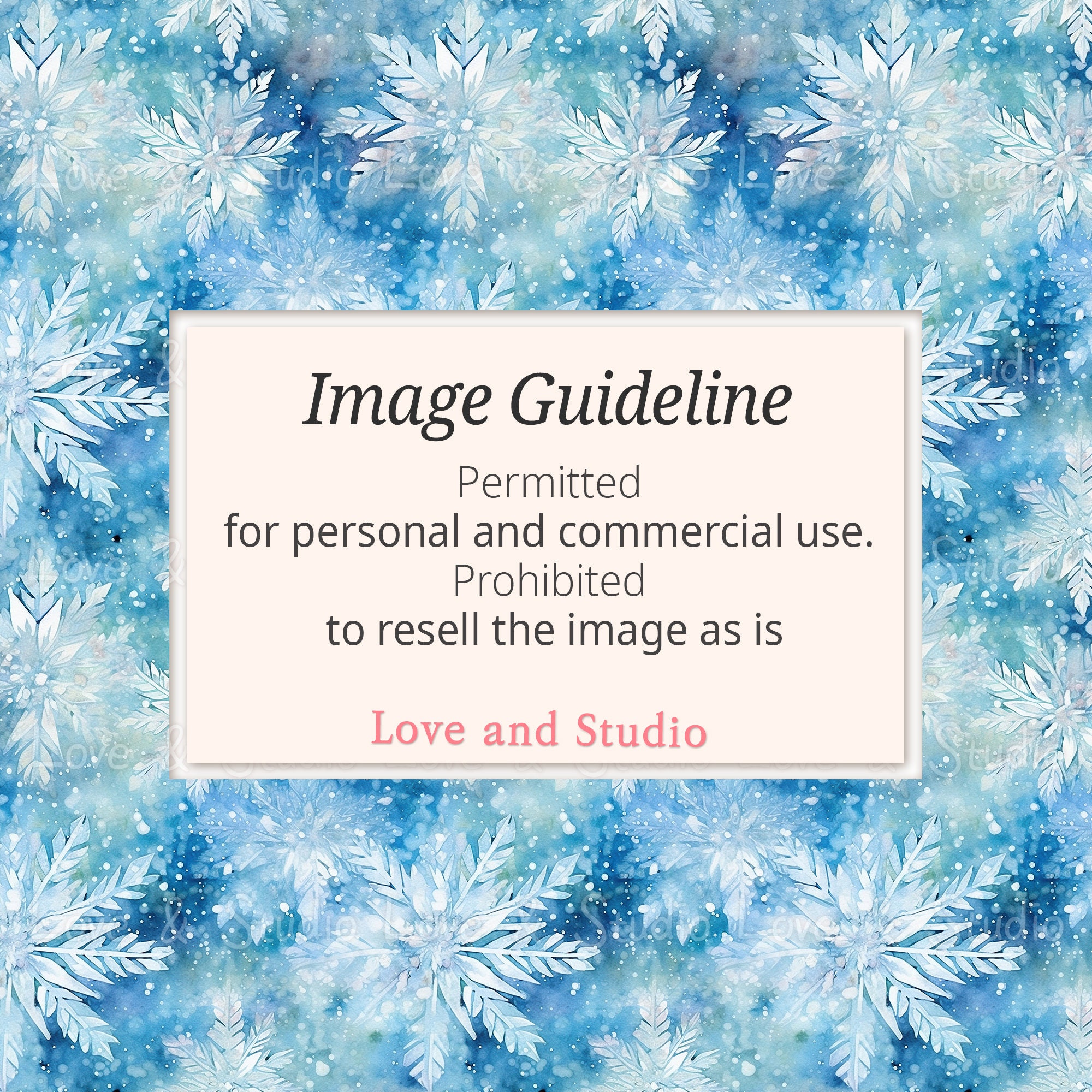 25 Snowflakes Seamless Digital Paper, Winter Wonderland in Christmas ...