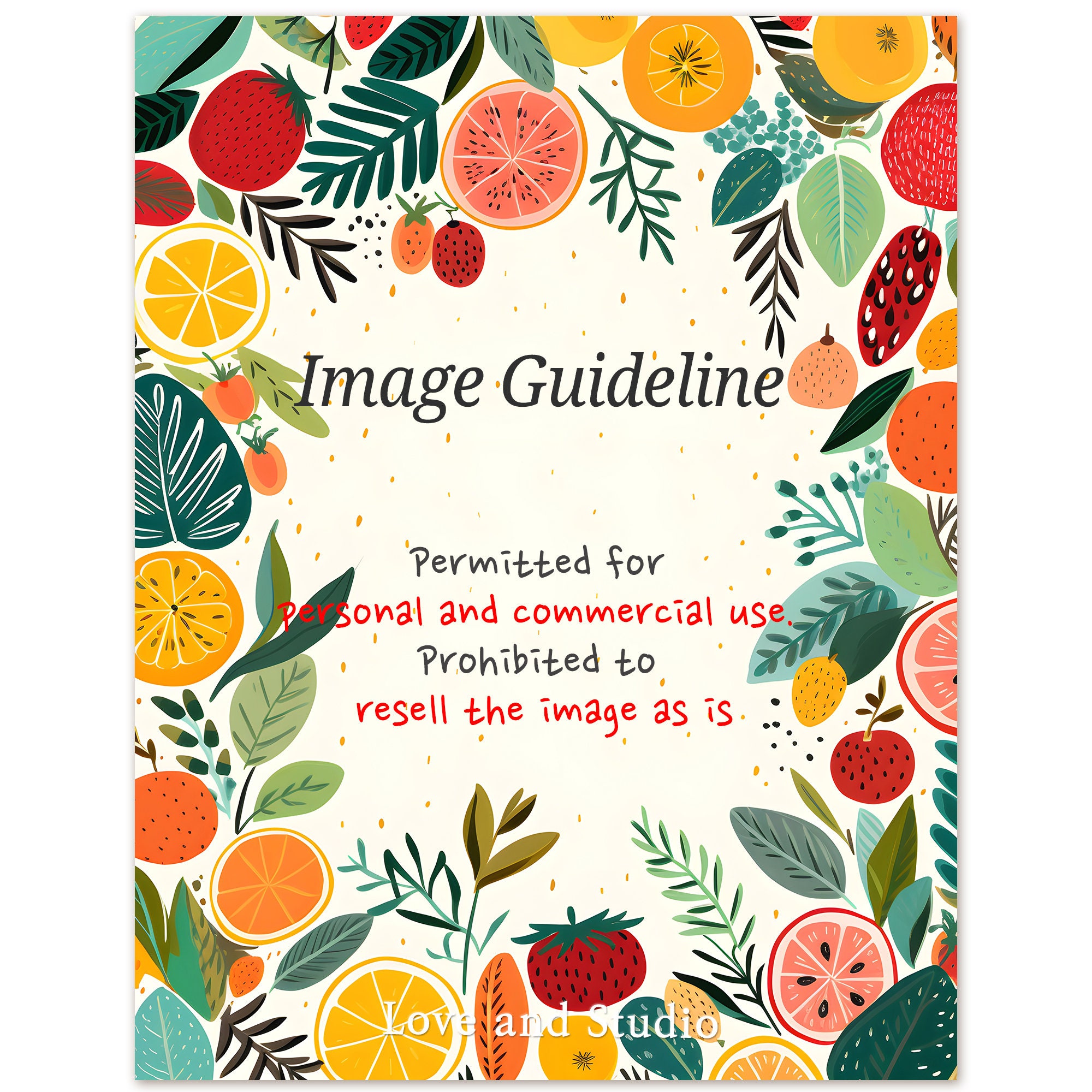 25 Fruits Pattern Printable Letter Paper Watercolor Page - Etsy