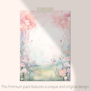 25 Pastel Enchanted Fairy Forest Digital Paper, Soft Pastel Shade ...