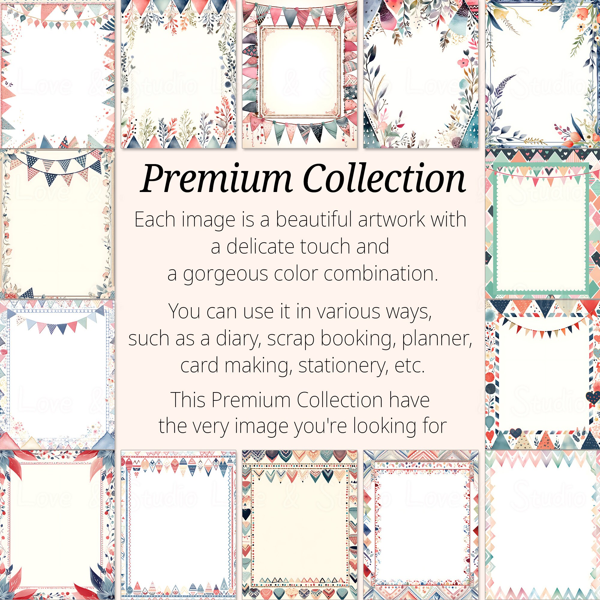 25 Various Flags Printable Letter Paper Watercolor Page - Etsy