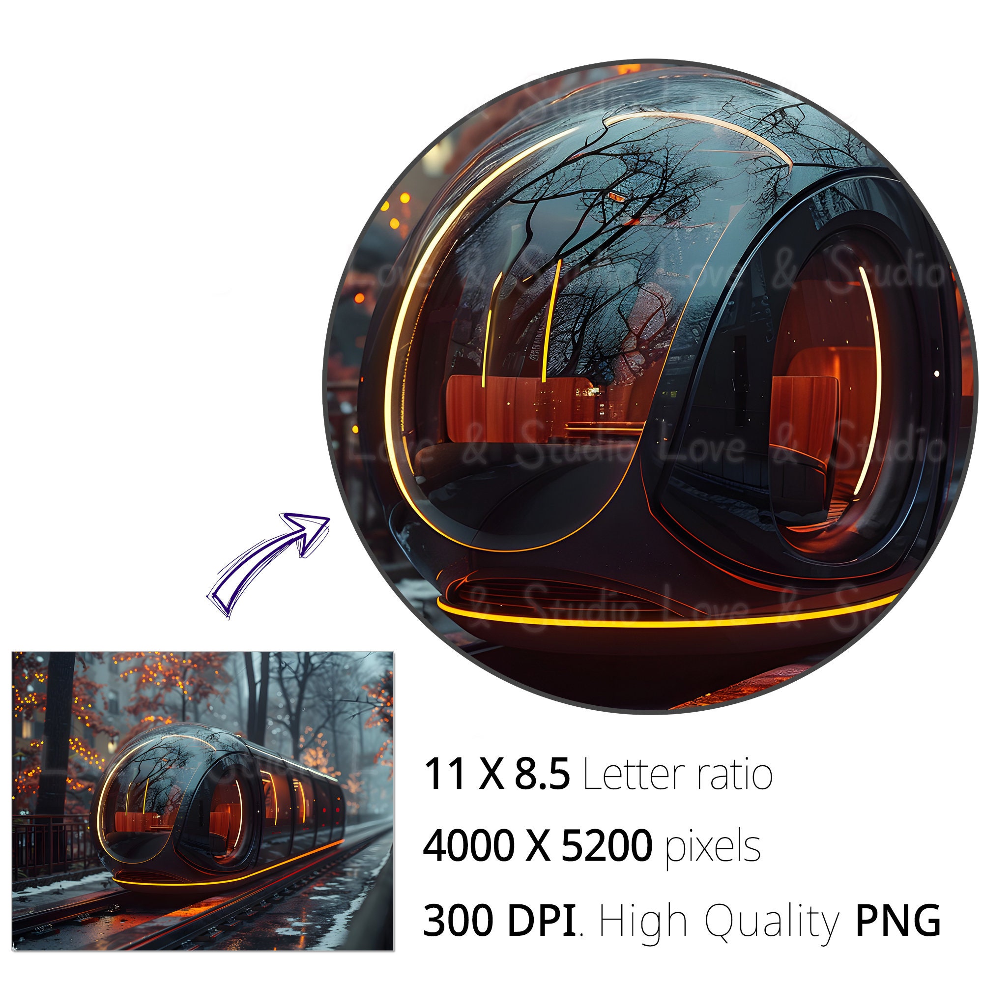 25 the Zero-emission Maglev Pod Digital Paper, Futuristic Vehicle, Next ...