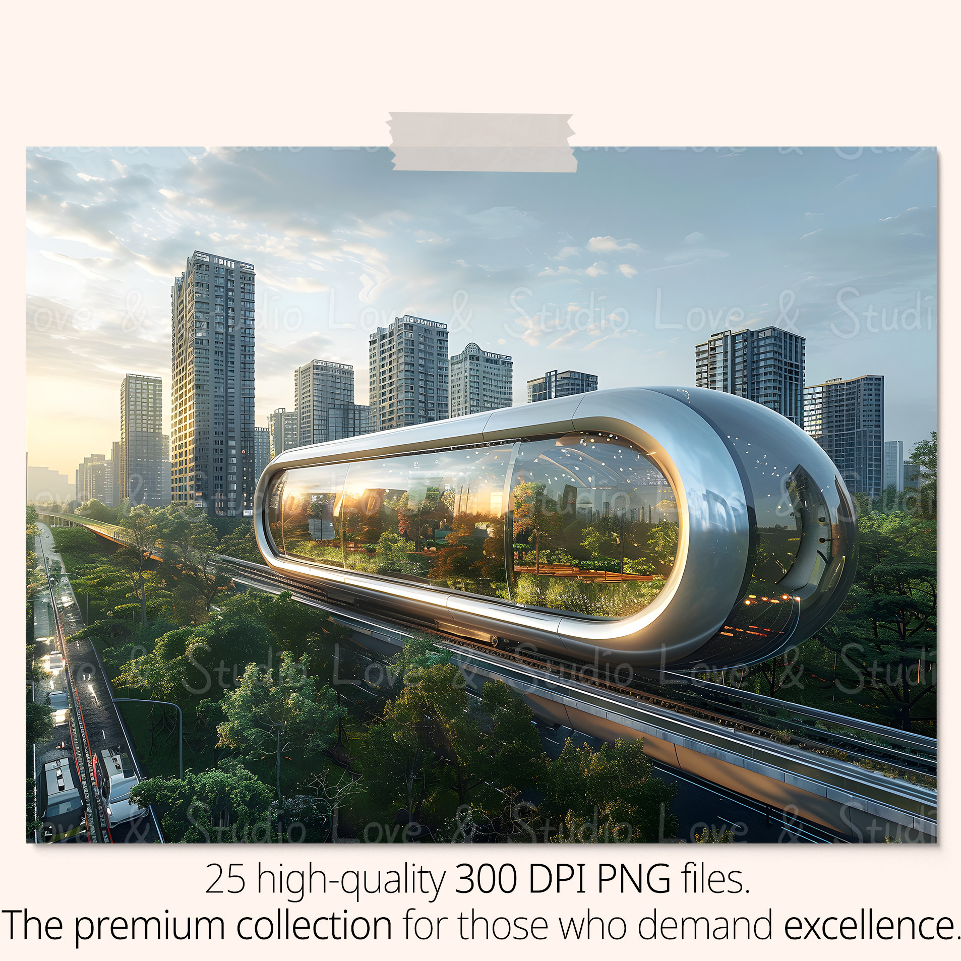 25 the Zero-emission Maglev Pod Digital Paper, Futuristic Vehicle, Next ...
