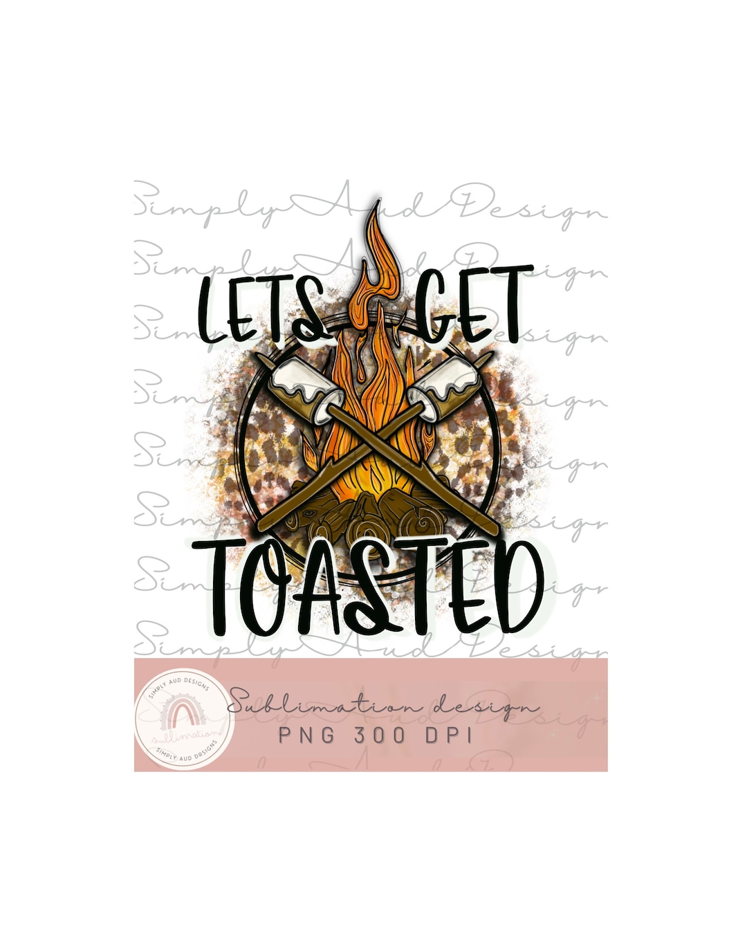 Lets Get Toasted | Png File | Sublimation Design - Etsy