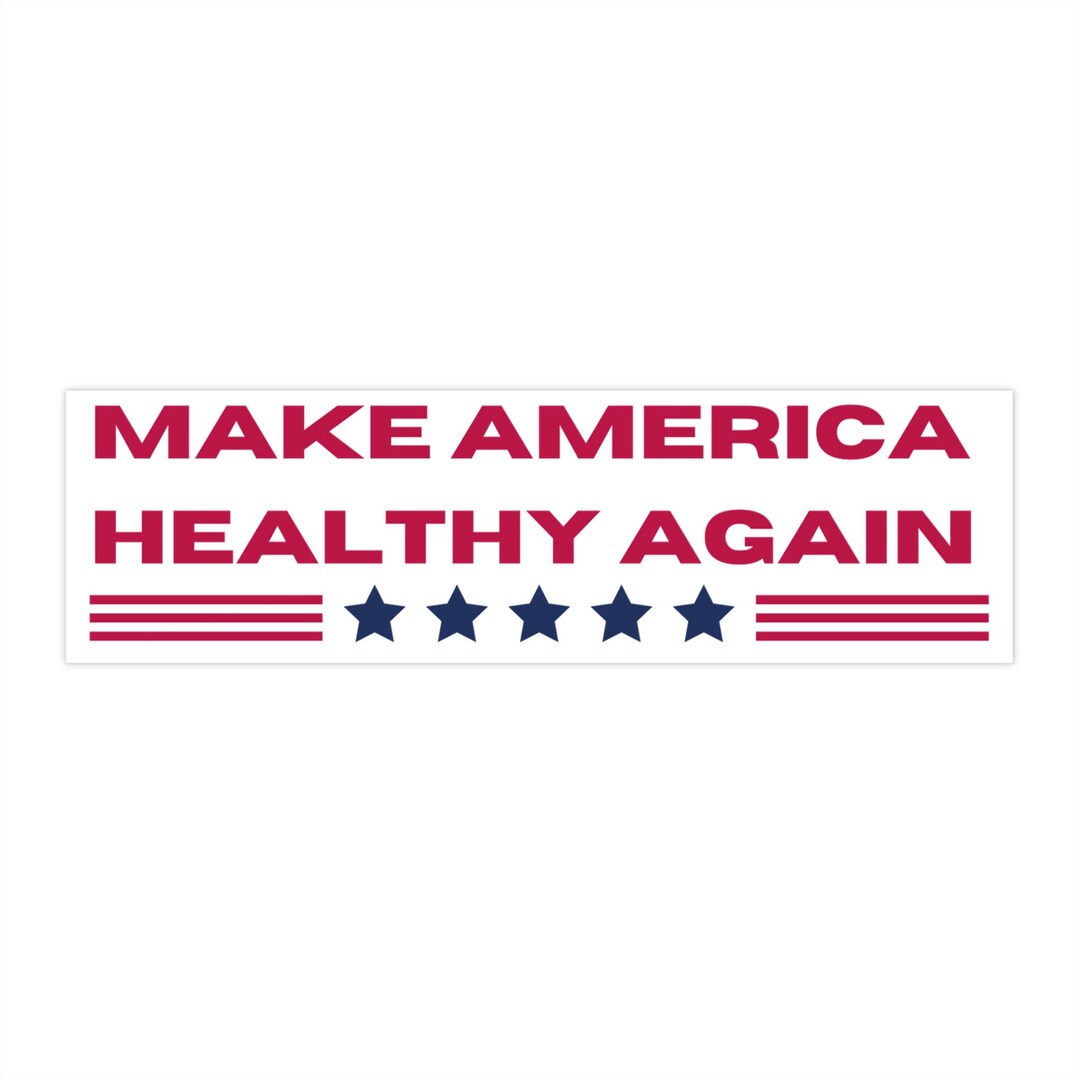 Make America Healthy Again RFK Jr Bumper Sticker MAHA 2024 - Etsy