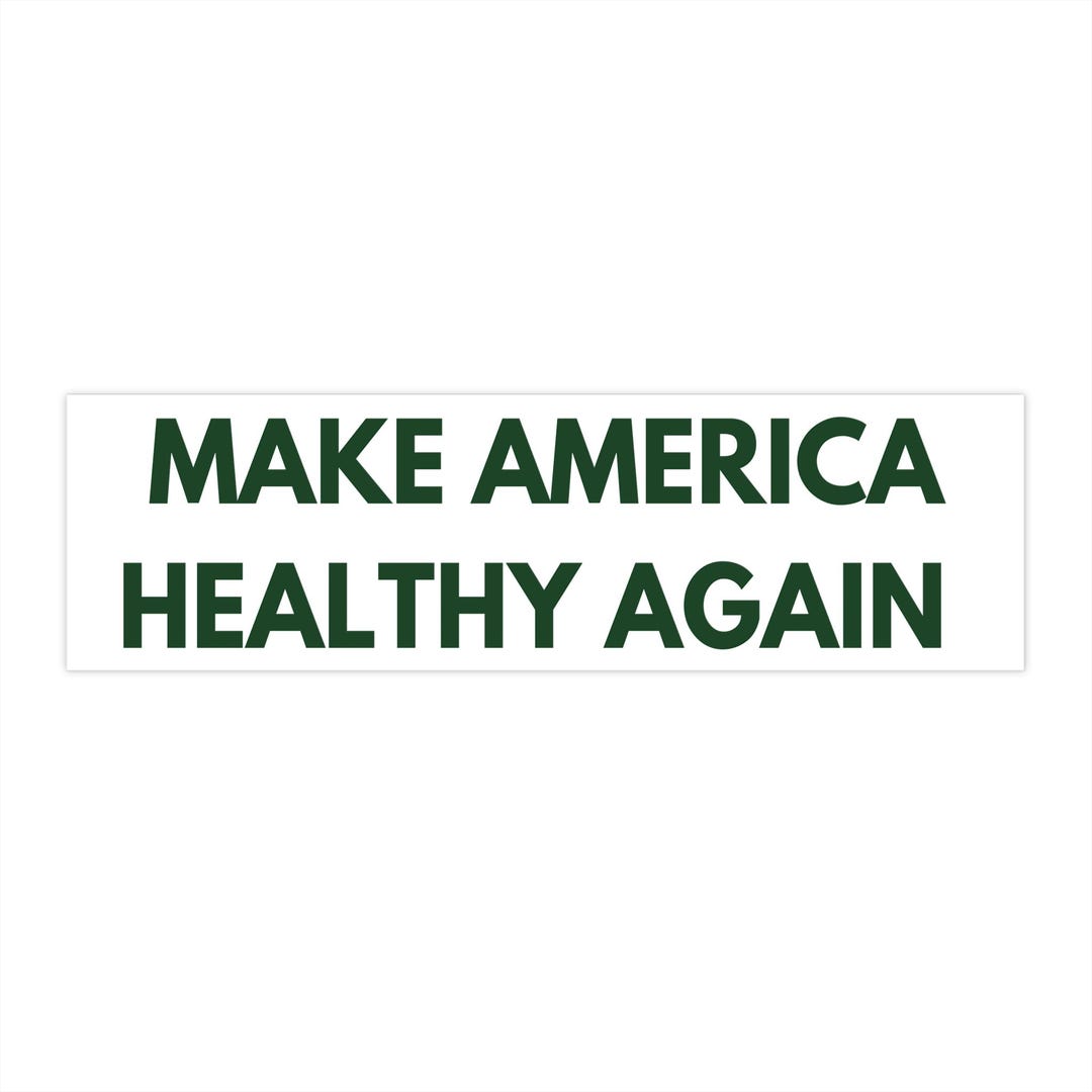 MAHA Make America Healthy Again Bumper Stickers - Etsy