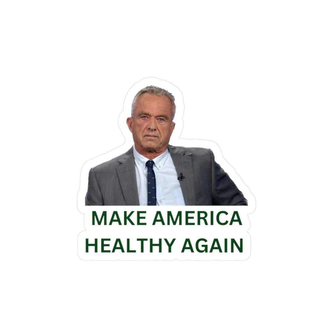 Make America Healthy Again MAHA RFK Jr Kiss Cut Vinyl Sticker Decal - Etsy