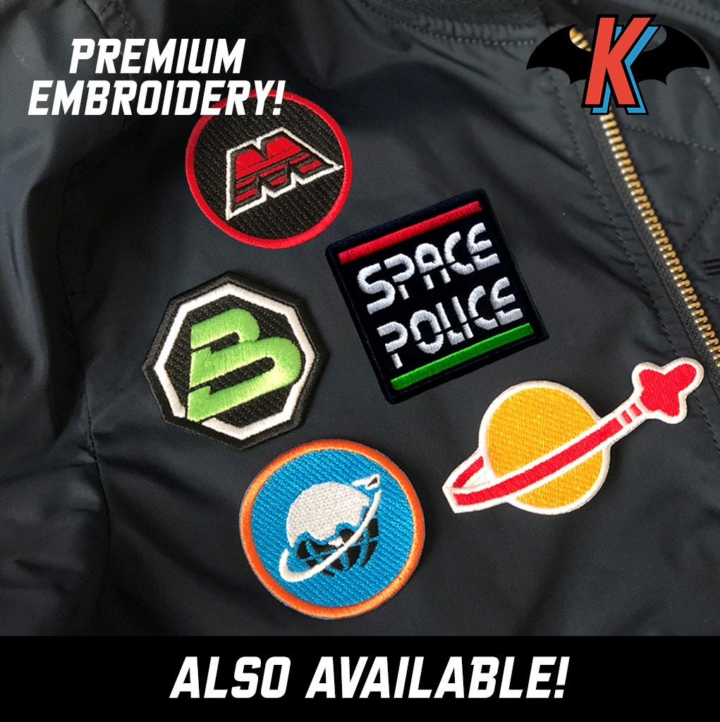 Custom Lego Space Police Embroidered Patch logo - Etsy Singapore