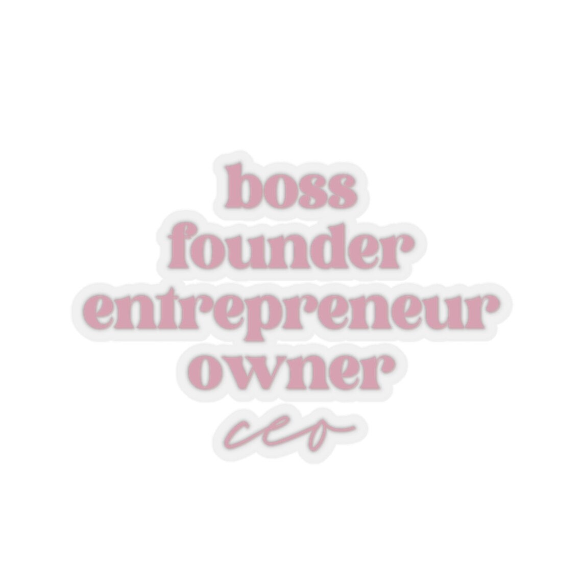 Small Business Sticker CEO Sticker Small Business Owner - Etsy