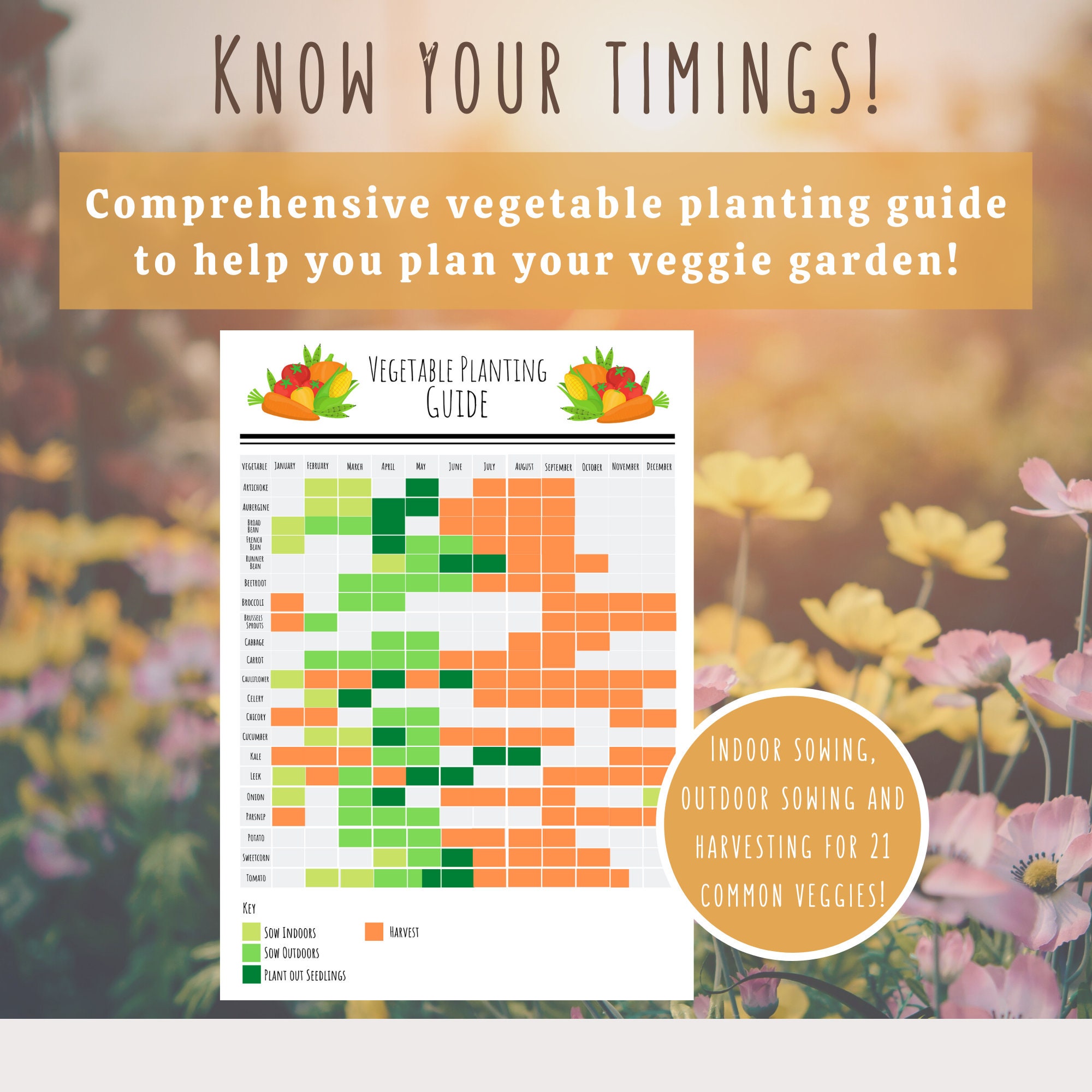 Garden Calendar Garden Planner Printable Garden Planner Printable ...