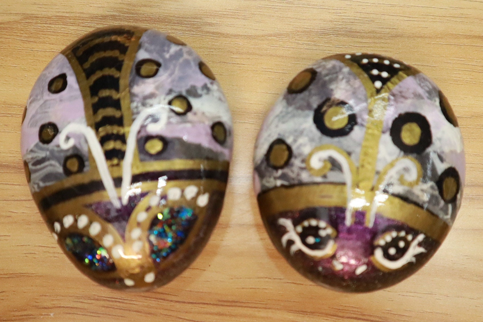 6 Ladybug Decorative Rocks Using Hydro Dipping. - Etsy