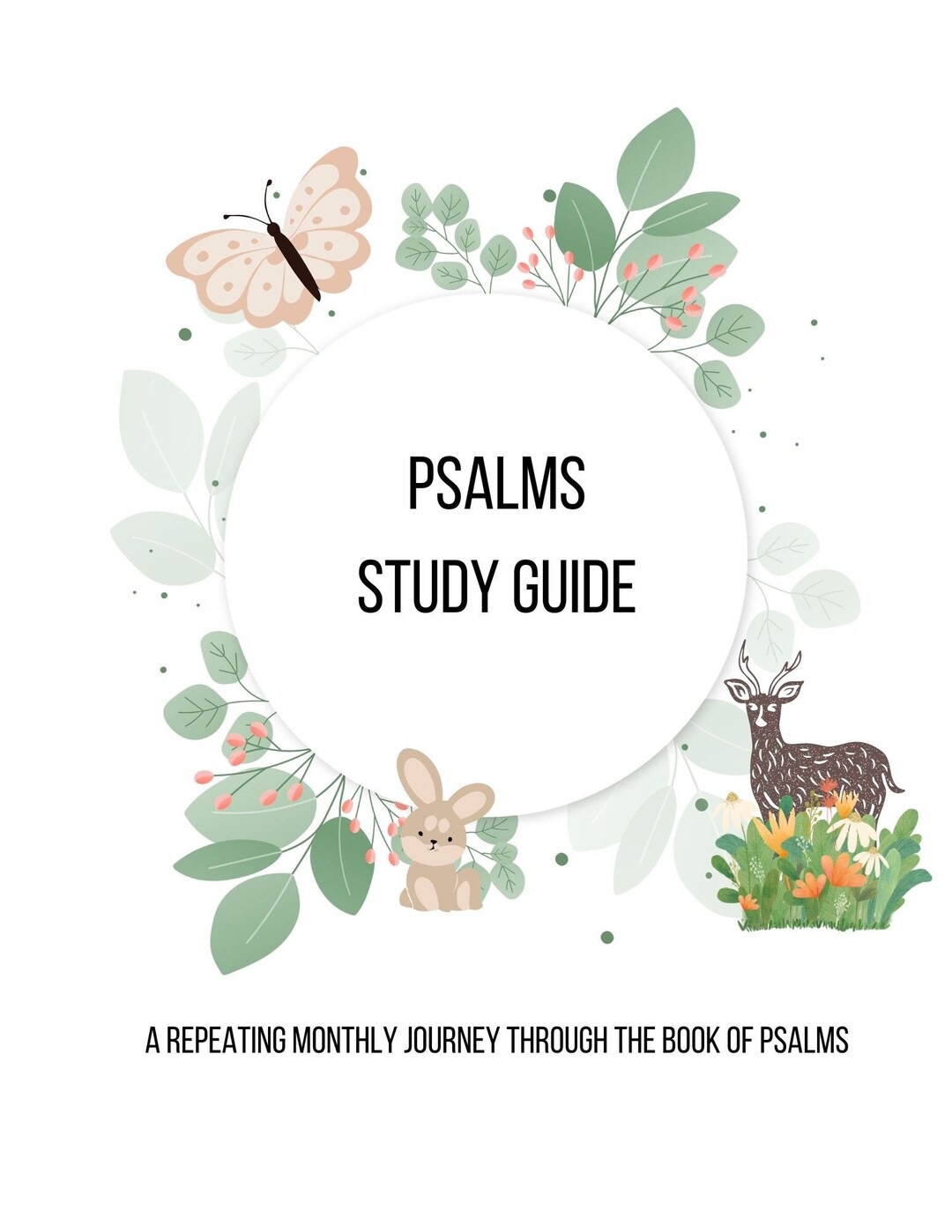 35 Page Psalms Study Guide - Etsy