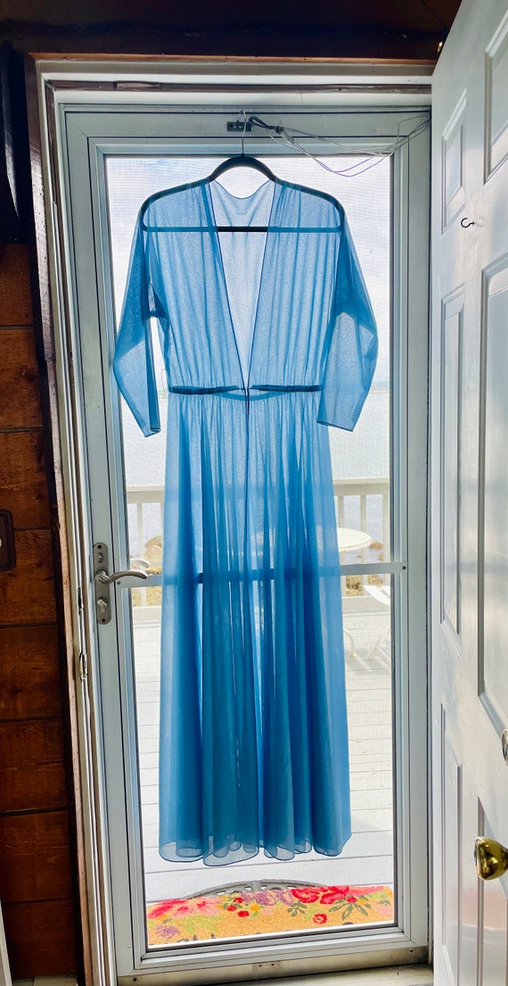 70s peignoir robe sheer - Gem