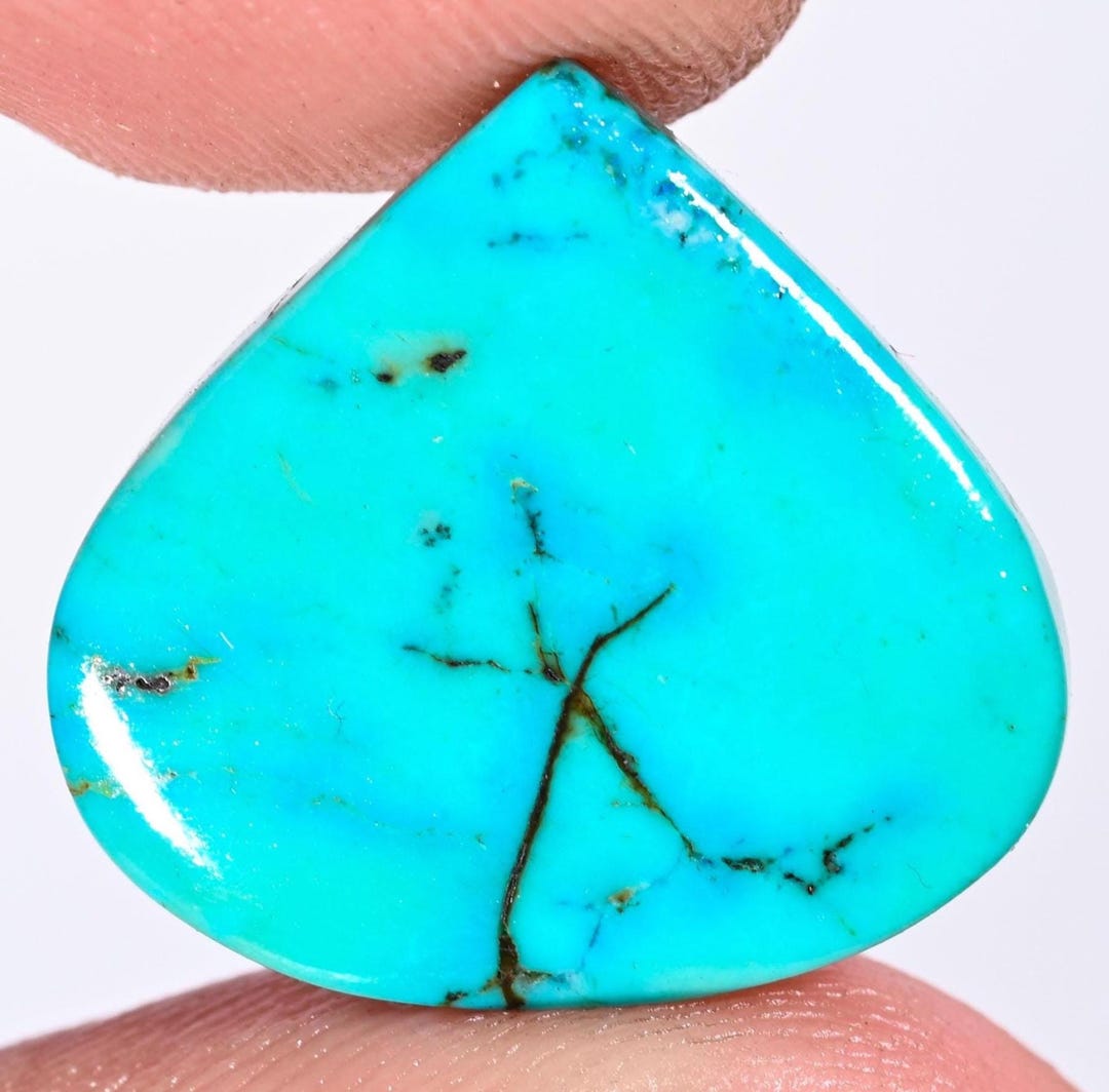 Genuine Turquoise Cabochon Pear Shape Cabochon Loose Gemstone for ...