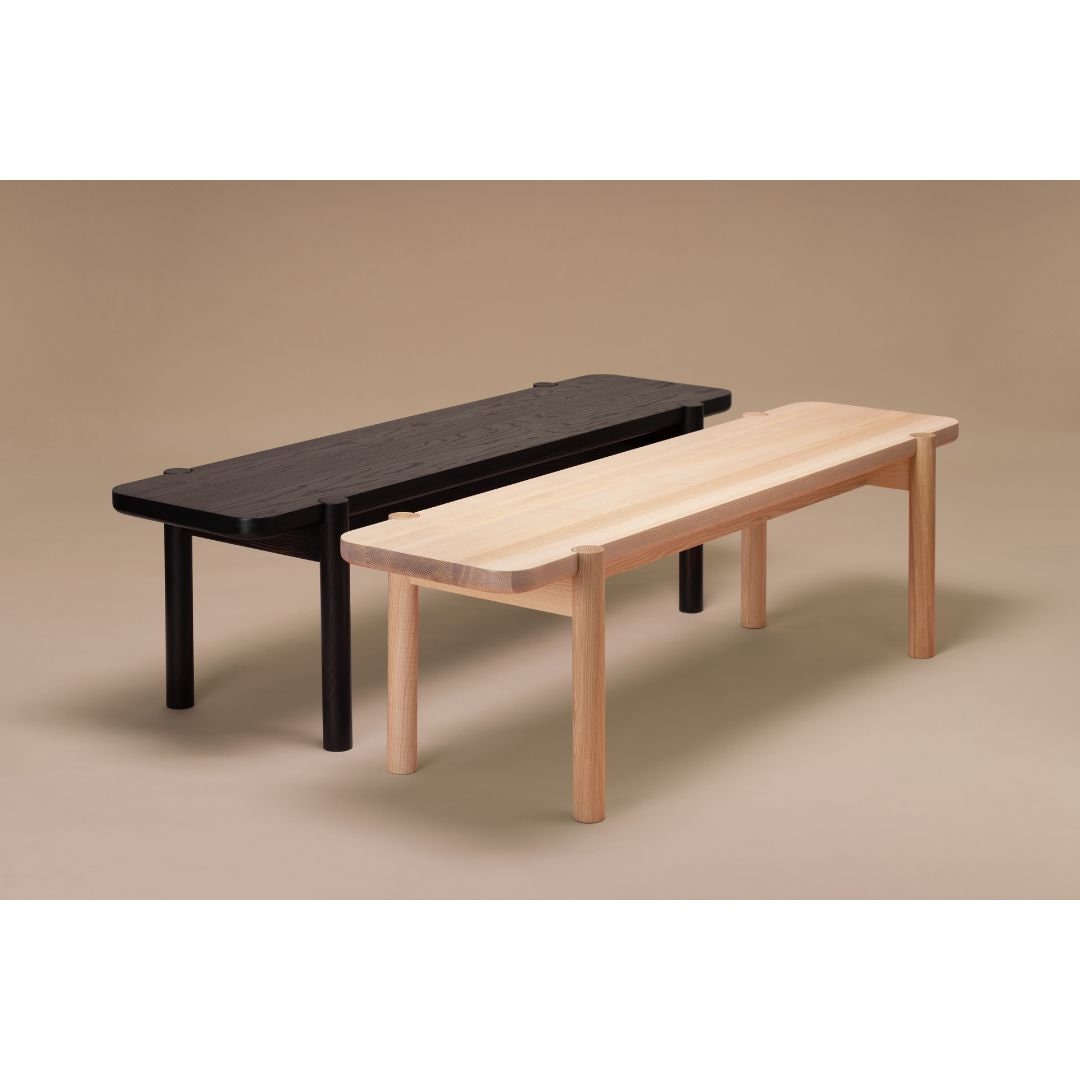 Modern Bench Made From Solid Ash, Oak, Walnut, Designer Wooden Entrance ...