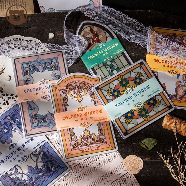 Staines Glass Window Stickers - Etsy