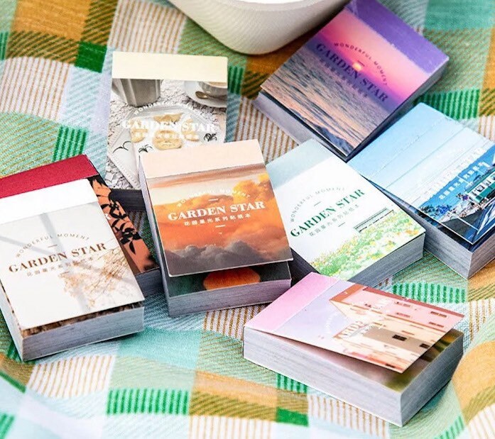 Aesthetic Landscape Sticker Book 50 Stickers Garden Star - Etsy UK