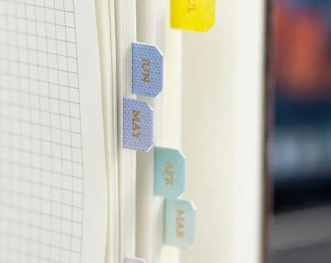 Floating Page Marker Slim Tabs Minimalist Acetate Dividers Stalogy ...