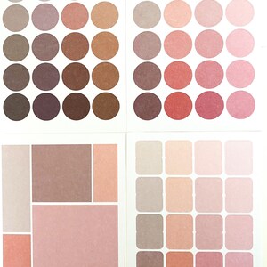 Basic Sticker Sheet - 4 Sheets - Sticker Labels - Gradient Stickers ...