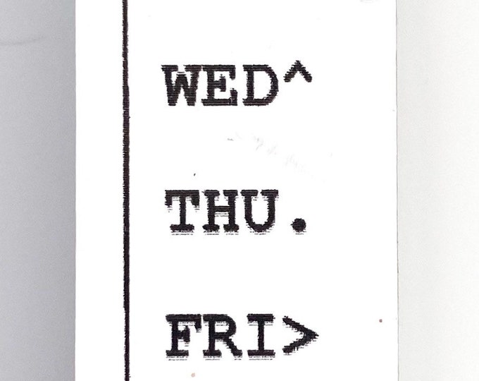 Weekly Planner Wooden Stamps | Journal Stamps | Organisation | Diary ...