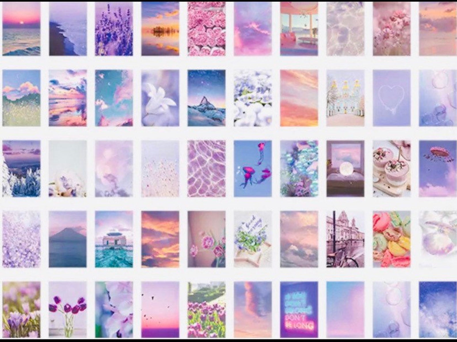 Aesthetic Landscape Sticker Book 50 Stickers Garden Star - Etsy UK