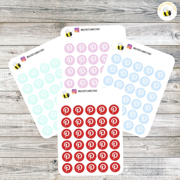 Pinterest Icons - Etsy