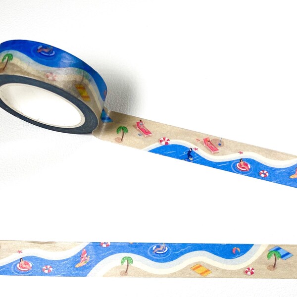 Beach Washi Tape - Etsy