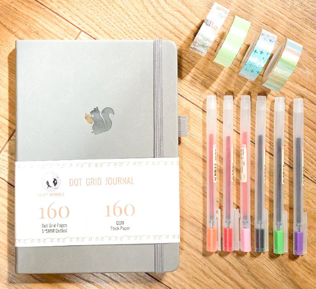 Journal Starter Kit | Dot Grid Journal | Different Journal Options | 4 ...
