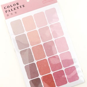 Basic Sticker Sheet - 4 Sheets - Sticker Labels - Gradient Stickers ...